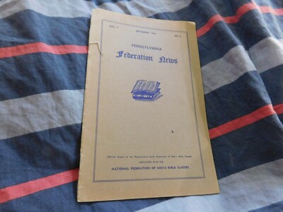 Pennsylvania Federation News Magazine September 1941 | eBay