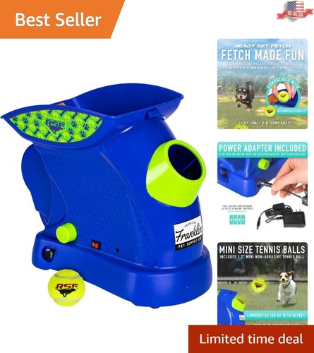 RSF Mini Automatic Tennis Ball Launcher for Small Breeds - Interactive ...