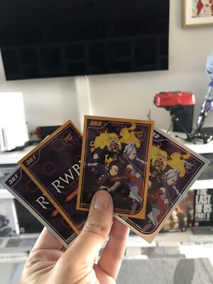 LIMITED RUN GAMES TRADING CARDS GOLD SILVER RWBY CRIMM | eBay