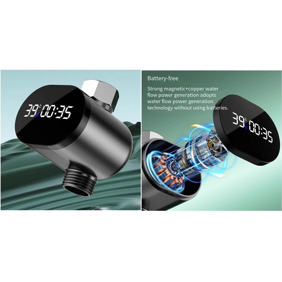 Shower Thermometer Digital Shower Gauge Child Safety Water Temperature ...