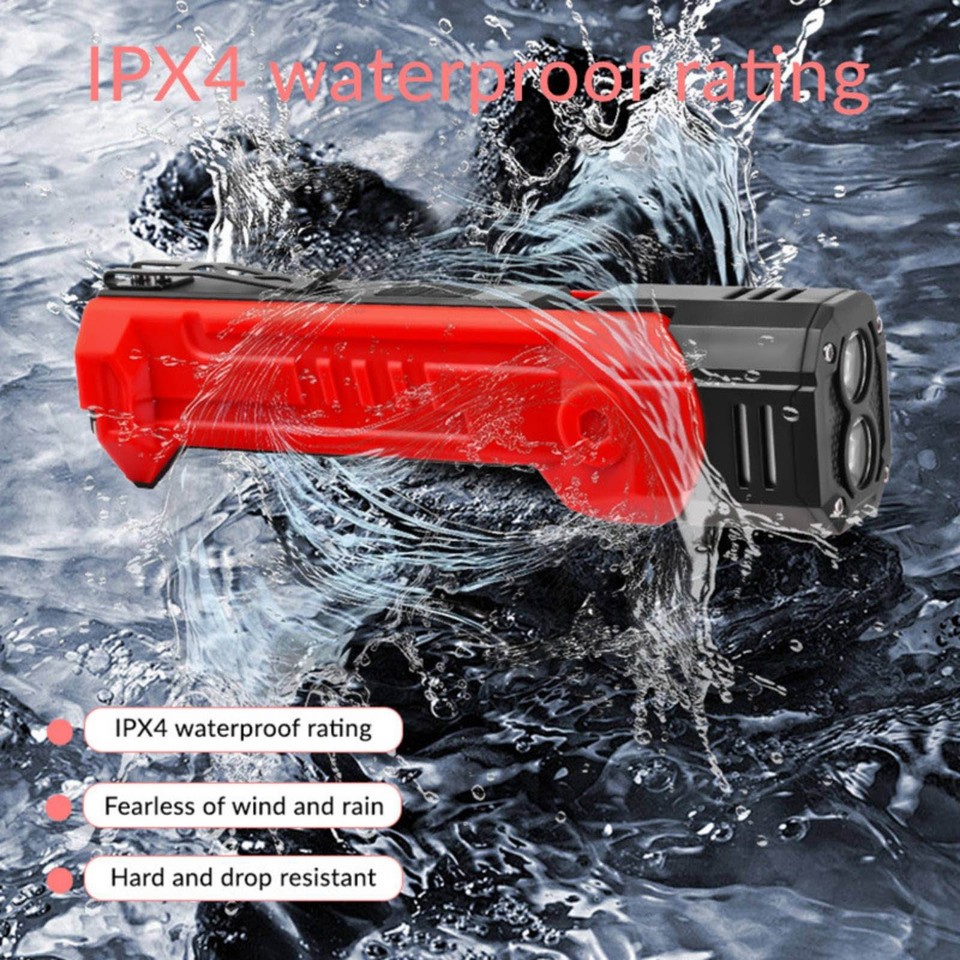 USB Rechargeable LED Work Light 600LM Magnetic Base Portable Flashlight ...