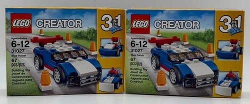 LEGO Creator 3 in 1: Two (2) Blue Racer #31027 New Sealed Retired Boxes ...