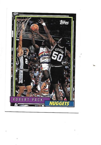 Robert Pack 1992-93 Topps Basketball Card #366 Denver Nuggets | eBay