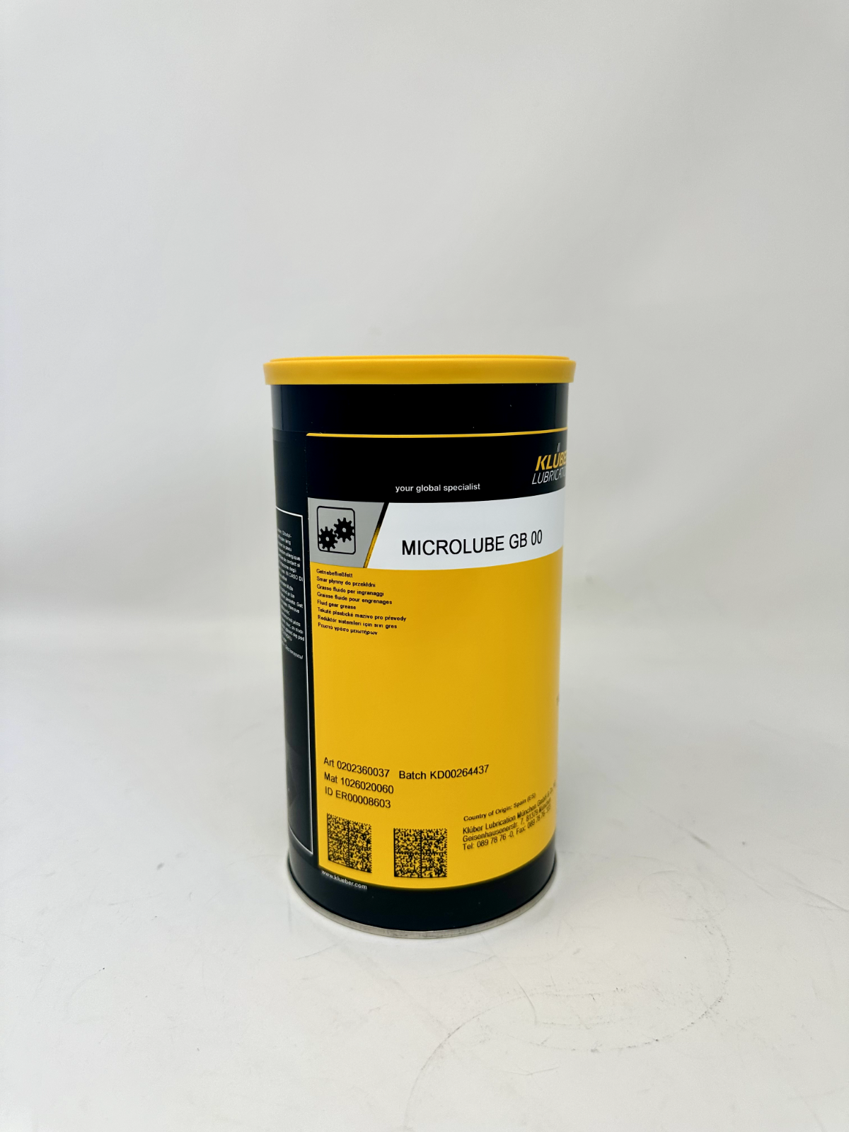 Kluber Microlube GB 00 Mineral Oil Based Lubricant Grease, 1kg | eBay