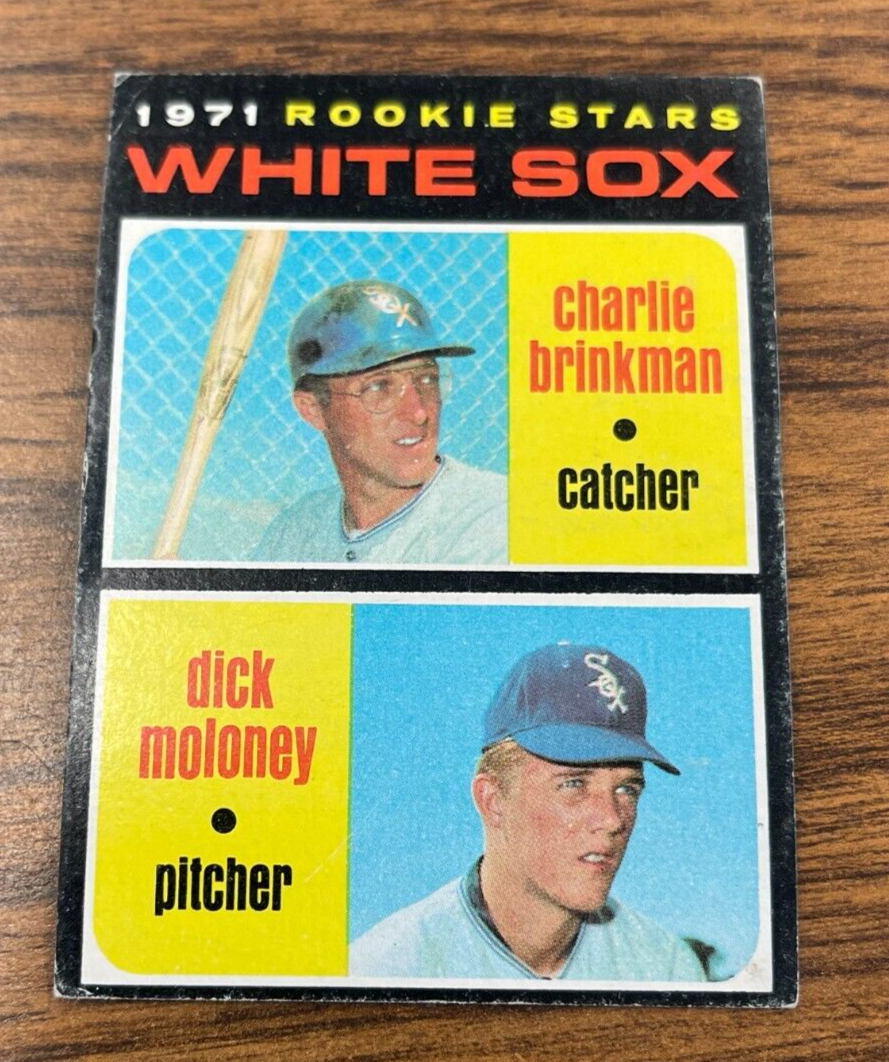 1971 TOPPS # 13 ROOKIE STARS CHARLIE BRINKMAN DICK MOLONEY CHICAGO ...