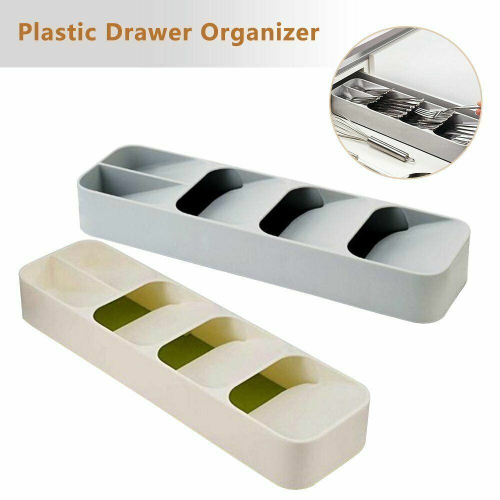 Cutlery Spoon Tray Insert Utensil Divider Organizer Kitchen Drawer ...