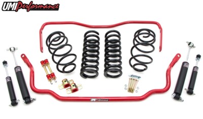 UMI GBF001-2-R 1978-1988 G-Body Handling Kit Package RED 2" Lowering ...