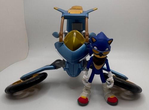 TOMY SEGA Sonic the Hedgehog Sonic Boom Blue Force One Bike Vehicle and ...