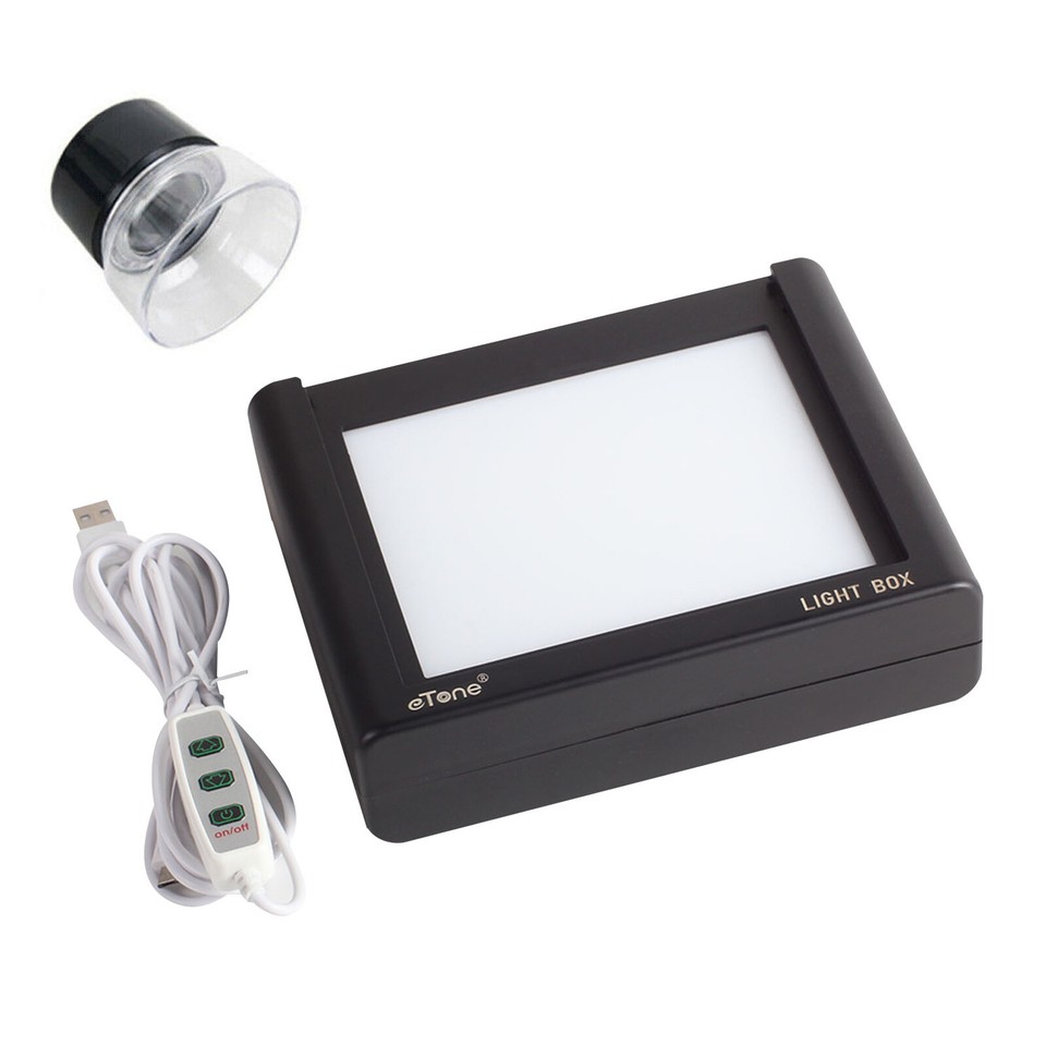 Digital Film Scanner Light Box/Holder For 135 120 4X5 Slide Film ...