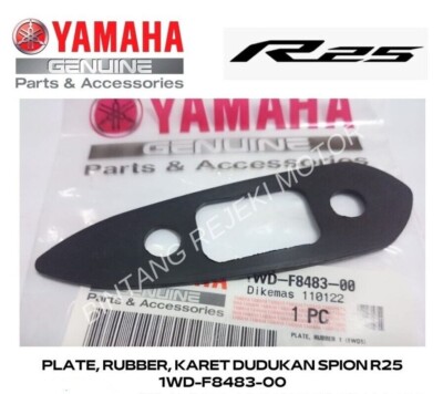 Yamaha 1WD-F8483-00 Motorcycle Rubber Plate For R25 R3 Rear View Mirror ...