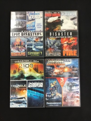 Apocalypse / Disaster 14 Movie DVD Lot Poseidon Triangle Countdown ...