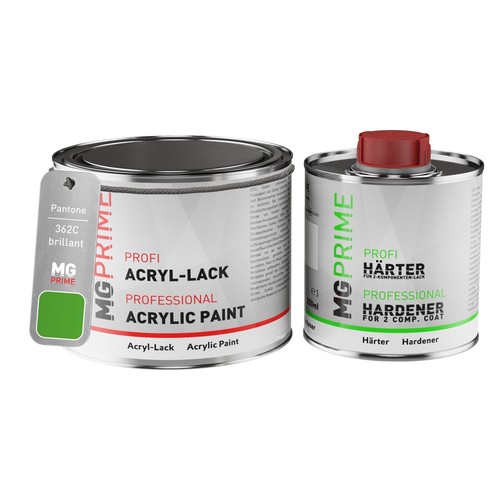 Pantone 362C Green Peinture acrylique brillante Pot de 0,75 litre ...