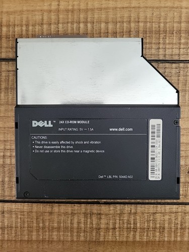 Dell Internal 24X CD-ROM Module P/N: 5044D A02 Input Rating 5V 1.5A | eBay