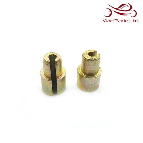 NEW ROYAL ENFIELD BULLET ACCELERATOR CUT BUSH NIPPLE PAIR MOTORCYCLE ...