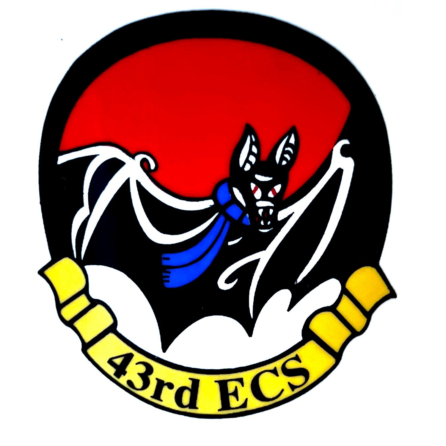 Extra Large Texas Teacup 43rd Electronic Combat Squadron U.S. Air Force Insignia | eBay