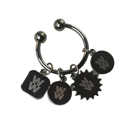 Weight Watchers WW Keychain Key Ring Charms 5 % 10 % Body Weight Loss ...