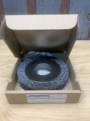 New Milwaukee 6” Wire Wheel 2" Arbor Hole Made USA .0118 Wire | eBay