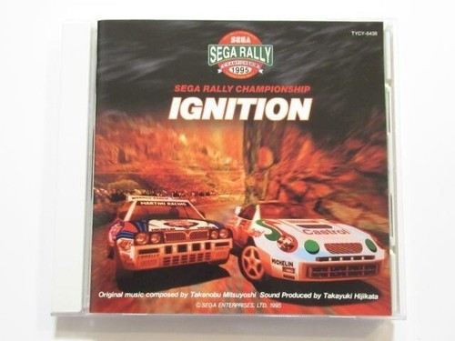 SEGA RALLY game Original Soundtrack CD SEGA RALLY championship ignition ...