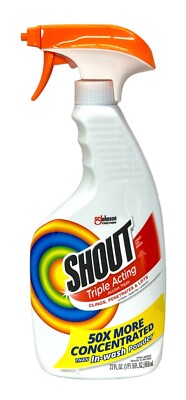 Shout Triple Acting Stain Remover Spray 22 oz 46500022517| eBay