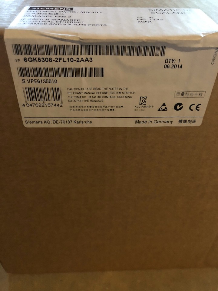 New Siemens 6GK5308-2FL00-2AA3 SIMATIC NET SCALANCE X308-2 Industrial ...