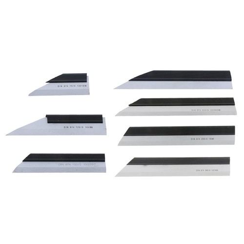 7-Size Straight Ruler Parallel Flat Edge 90 Degree Engineer Measure ...