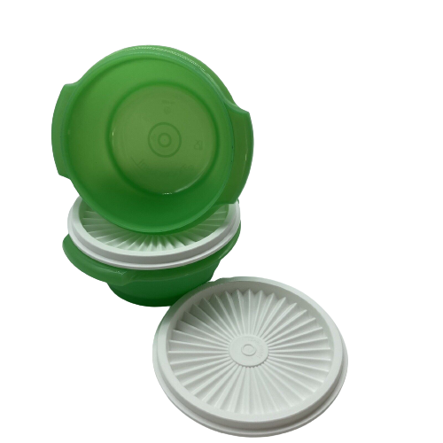 Tupperware Bowls Servalier 10 oz. Set of 2 Green & White Instant ...