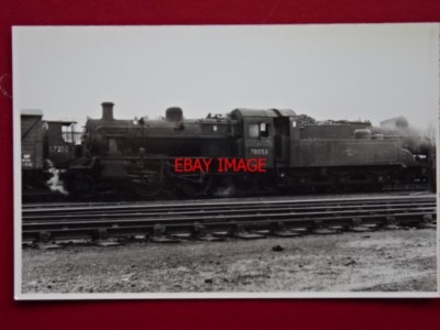 PHOTO BR STANDARD CLASS 2 2-6-0 LOCO NO 78053 | eBay UK