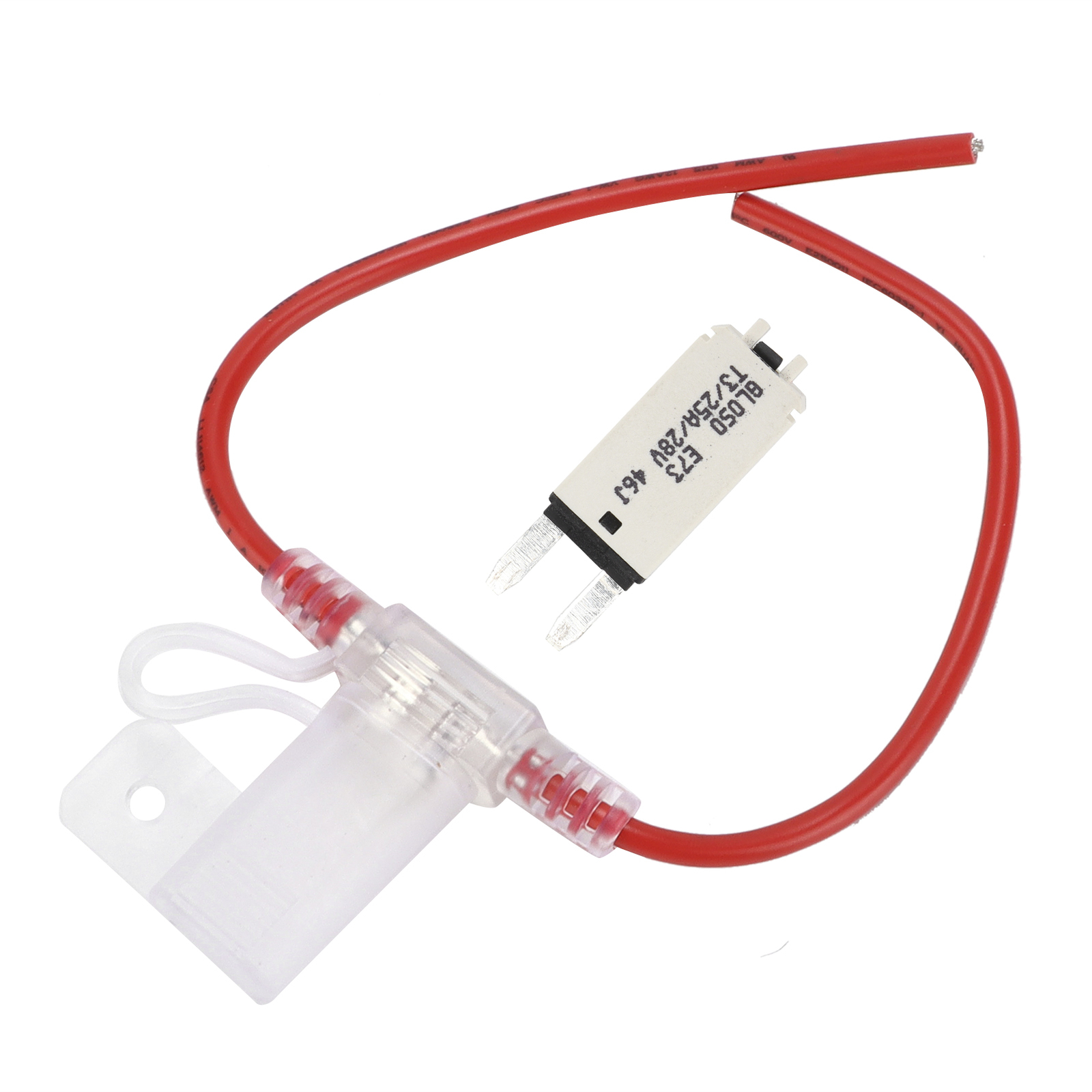Fuse Holder with T3 Manual Reset Fuse Wire 25Amp 12AWG 32V Waterproof ...