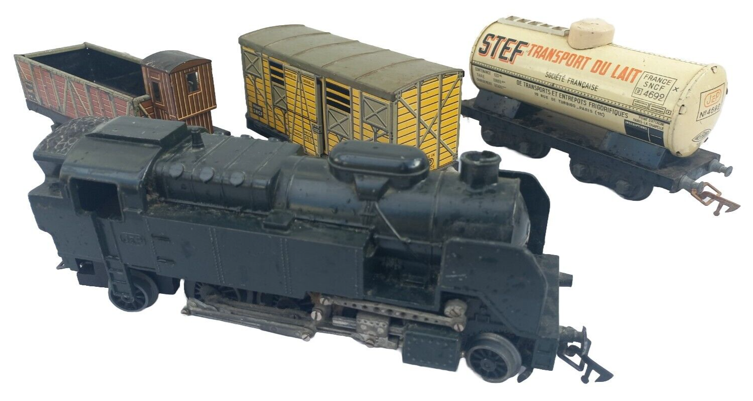 Train Jep série 60 ap5 type SNCF 131 échelle O lot 3 wagons Jep STEF | eBay