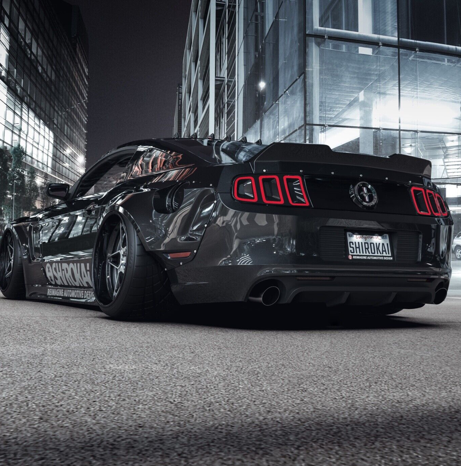 SHIROKAI Ford Mustang S197 (2013-2014) Widebody kit | eBay