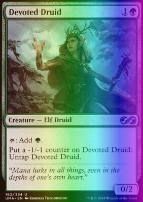 MTG Magic the Gathering Devoted Druid (162/271) Ultimate Masters LP ...