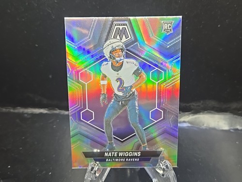 2024 Panini Mosiac #330 Nate Wiggins RC Silver Prizm RAVENS ROOKIE | eBay