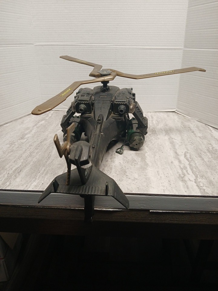 GI Joe Vs Cobra Night Attack Helicopter Chopper Vehicle 2002 Working ...