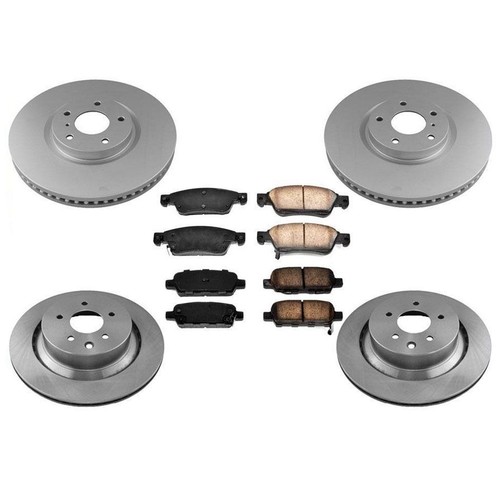 Front 330mm Brake Rotors Ceramic Brake Pads for Infiniti G37 2 Door ...