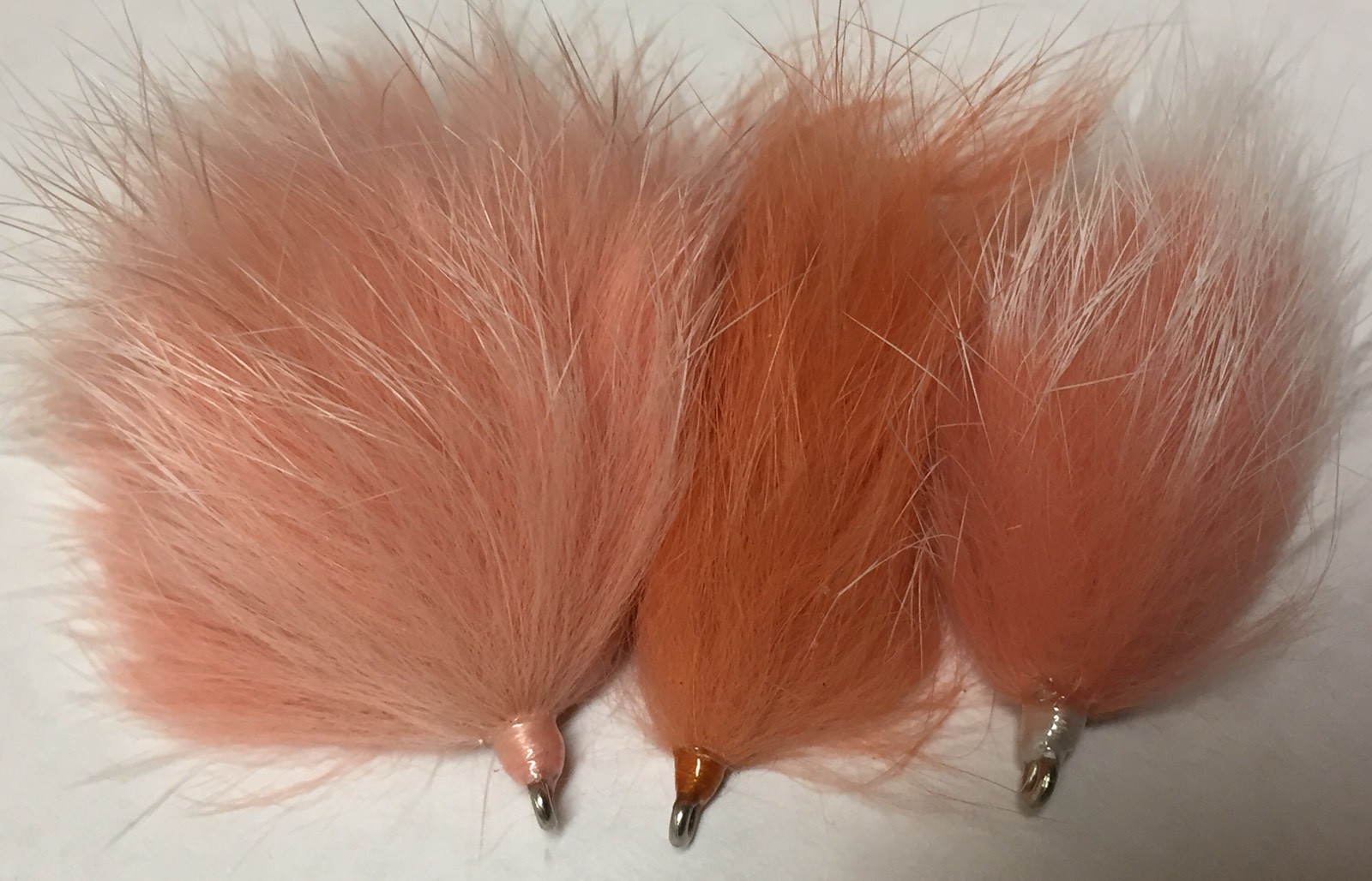 ALASKA FLESH FLY SET. (6) WEIGHTED FLIES- FISHING FOR RAINBOW TROUT ...