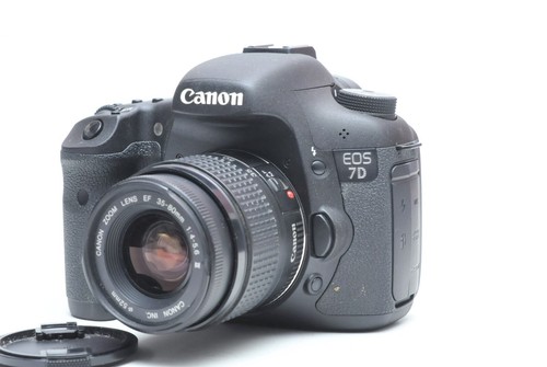 Canon EOS 7D 18 MP CMOS Digital SLR Camera Body W/35-80mm Lens | eBay
