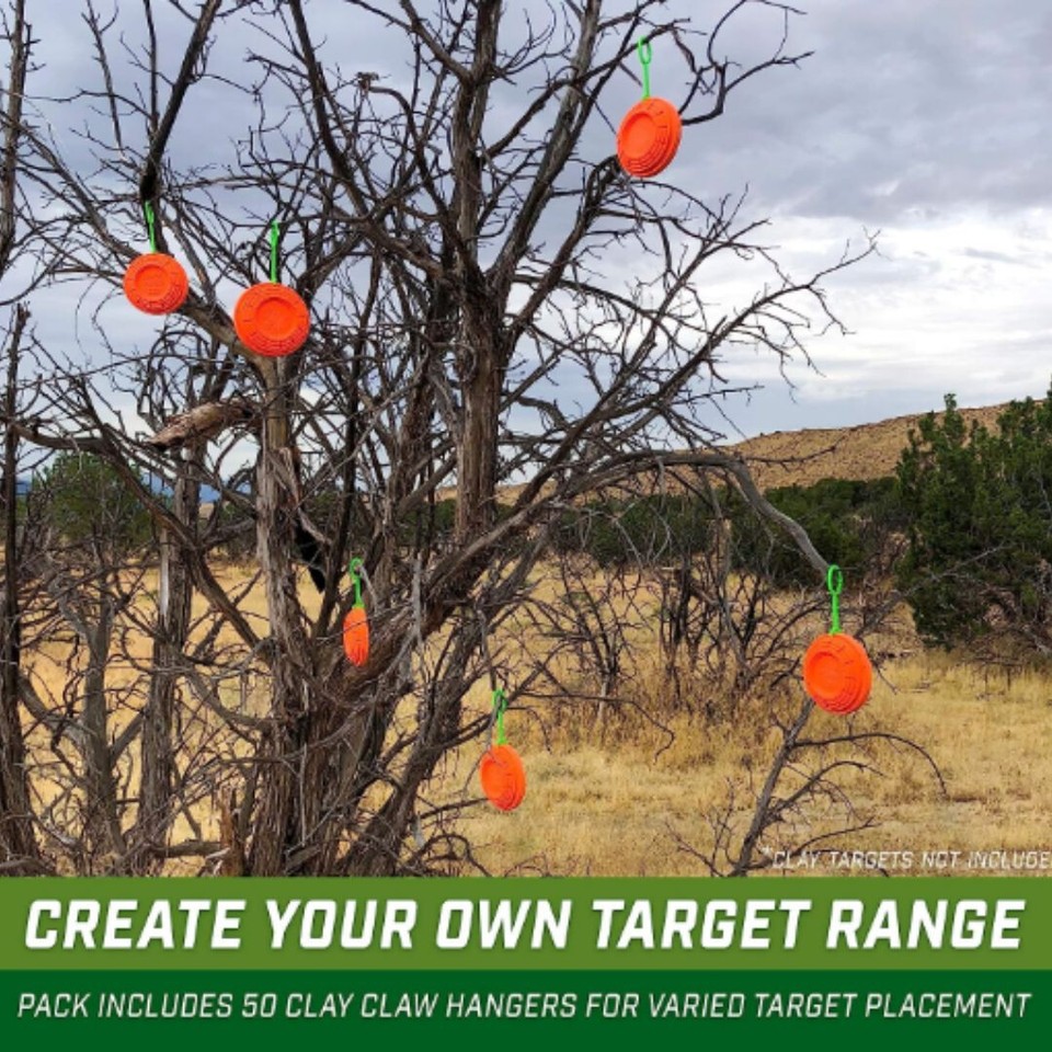 GoSports Outdoors Clay Claw Target Hangers - 50 Pack Clay Pigeon ...
