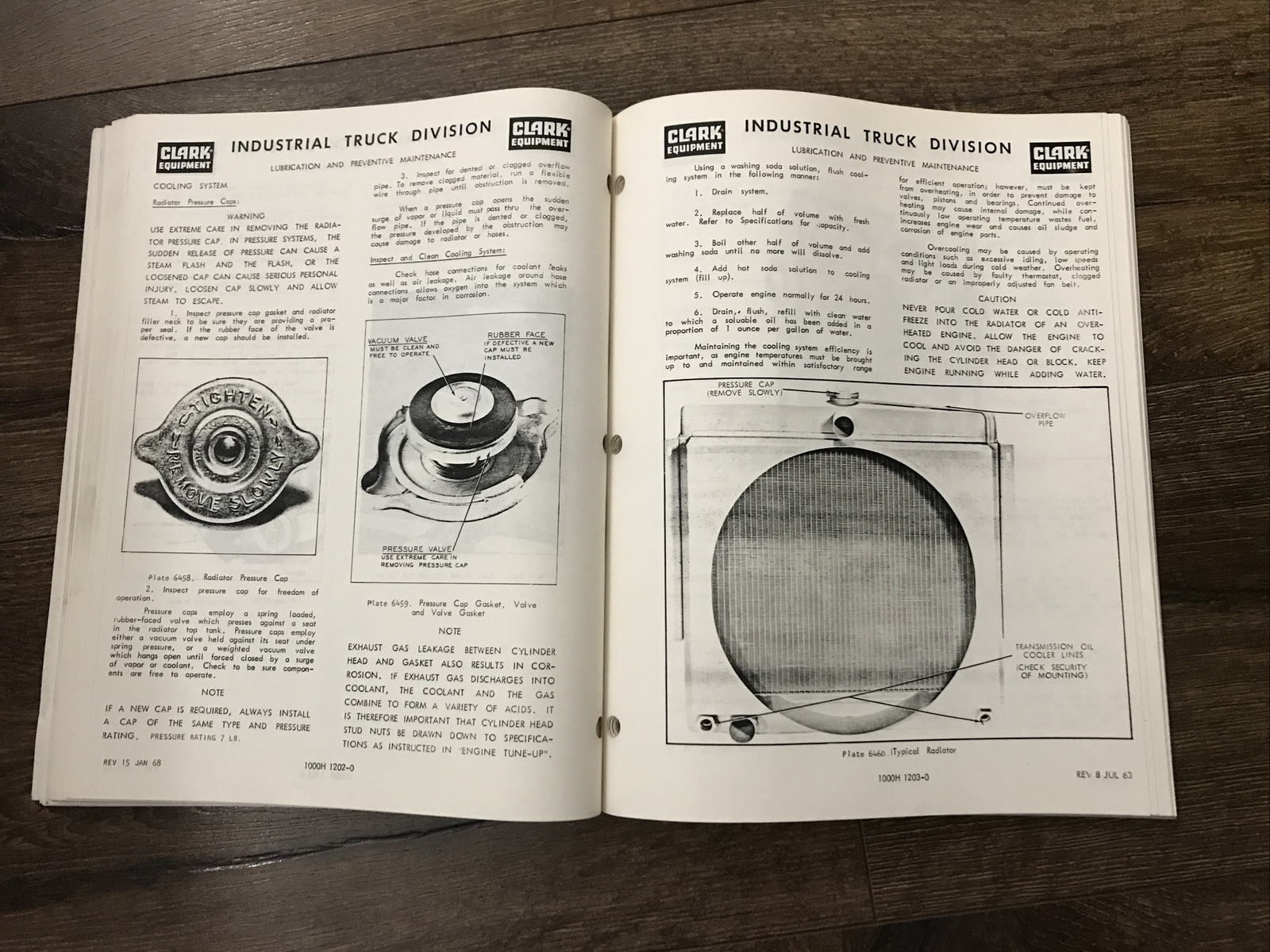 Clark C20B C25B C20BP CS30 Forklift Operator Maintenance & Service ...