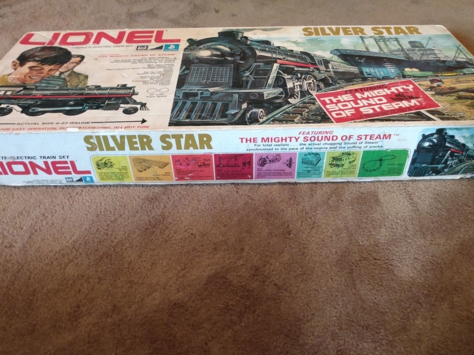 lionel silver star 0-27 gauge train set does no include track in very ...