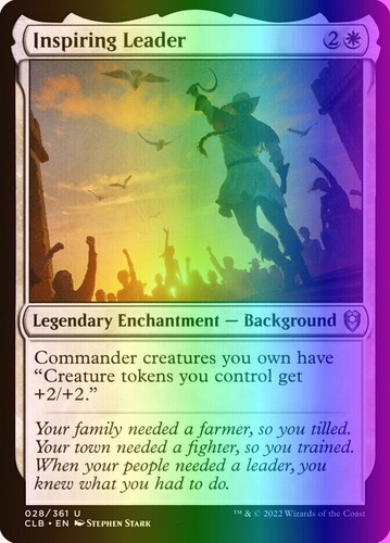 Inspiring Leader (28/1080) Commander Legends Battle for Baldur's Gate ...