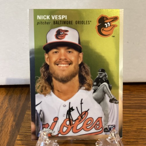 2023 Topps Chrome Platinum Anniversary #91 Nick Vespi RC Baltimore ...