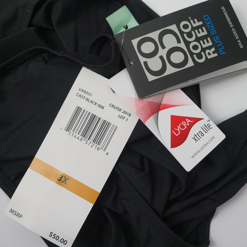 Coco Reef Plus Size Dreamweaver High Neck Wrap Bra Sized Tankini SET ...