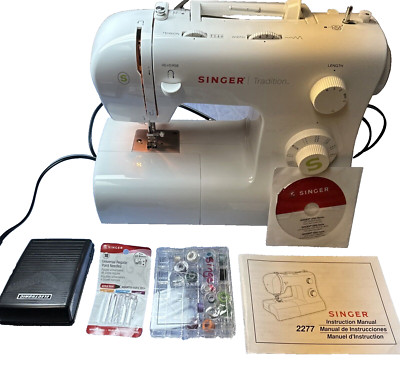 Singer 2277 Tradition Essential Sewing Machine In Case w/ Pedal Tested ...