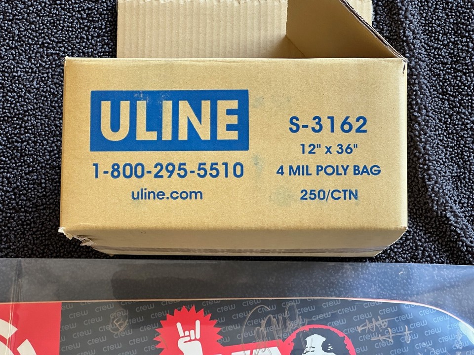 Skateboard Storage Bags - 12" x 36" - 4mil Poly Bag - Heavy Duty ...