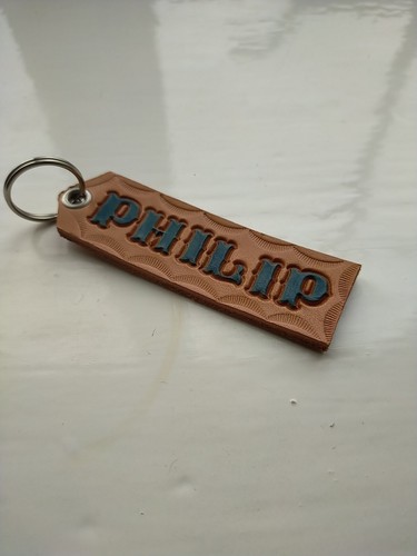 Handmade Leather Keyring PHILIP | eBay
