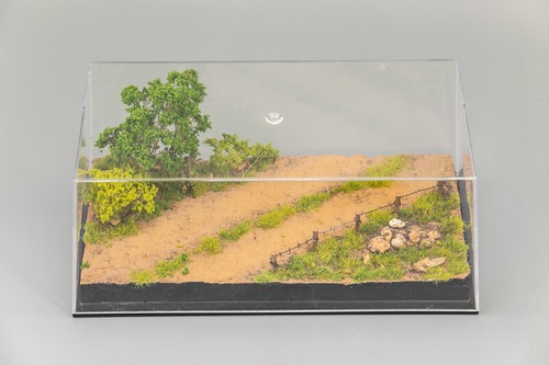 1: 72 Dirt Road Platform with Organic Glass Cover For Scene Model | eBay