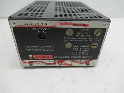 DC Power Supplies - Vintage Lambda