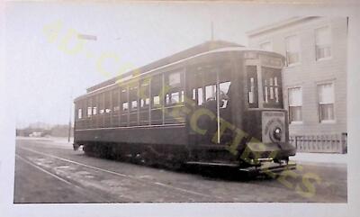 Vintage Trolley Photo Brooklyn Queens Transit Car 4162 Flatbush Depot ...