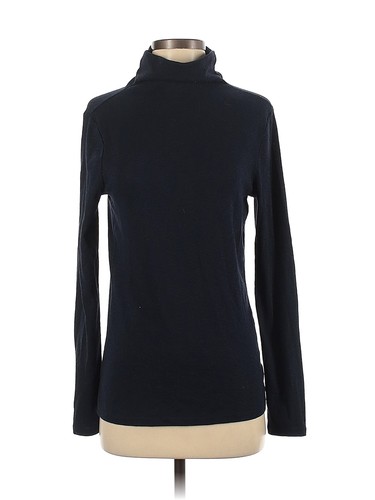 Marled Essentials Women Black Long Sleeve Turtleneck S | eBay