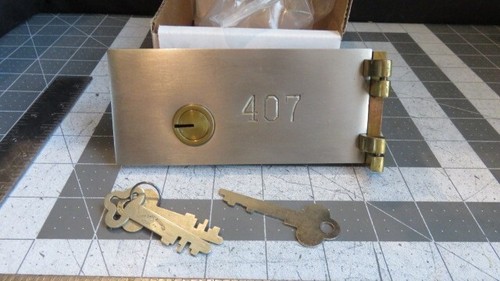 Antique L.L. Bates 1886 Safety Deposit Box Door, Hinges, 2 Op & 1 Guard ...